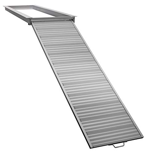 RecPro Pontoon Boat Aluminum Loading Ramp for Shore and Dock Boarding ...