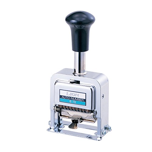 Lion Pro-Line Heavy-Duty Automatic Numbering Machine, 9-Wheel, 1 ...
