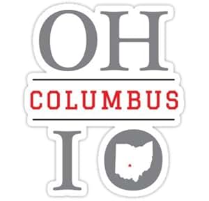 Amazon.com: Columbus, Ohio - Sticker Graphic Bumper Window Sicker Decal ...