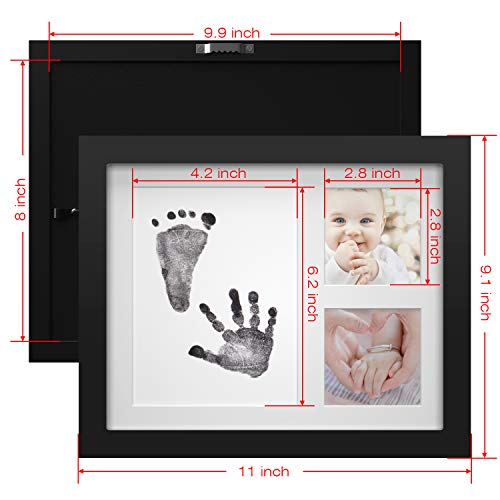 ONE WALL Baby Handprint Footprint Frame Kit Newborn Babyprints Keepsake ...