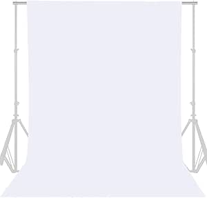Amazon.com : GFCC 8FTX10FT White Backdrop Background for Photography ...