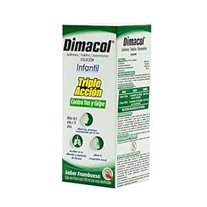 Dimacol Solución Infantil, 150ml.: Amazon.com.mx: Salud, Belleza y ...