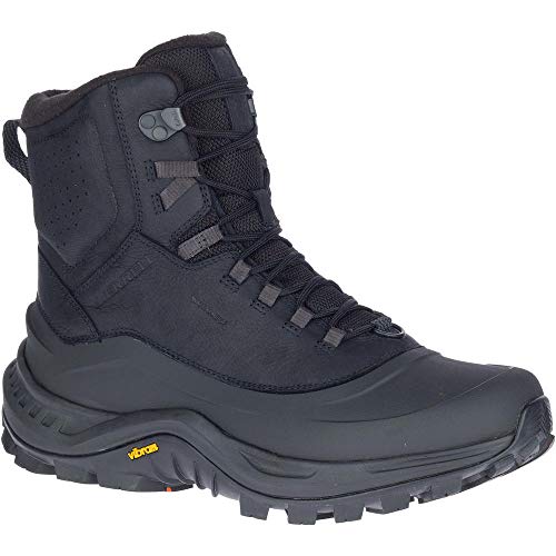 Merrell Men's Thermo Overlook 2 Mid Waterproof Snow Boot, Black, 9.5 ...