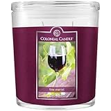 Amazon.com: Colonial Candle Merlot Oval Jar Candle 22 Oz: Home & Kitchen