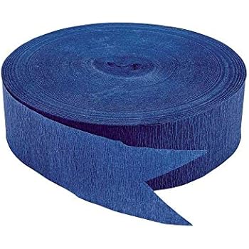 Amazon.com: Patriotic Red White And Blue Crepe Paper Streamers 6 Rolls ...