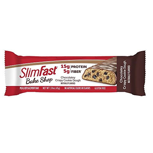 SlimFast Bakeshop Meal Replacement Bars - Chocolatey Crispy Cookie ...