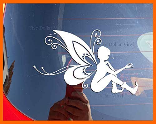 Amazon.com: Trixie Pixie Fairy sitting in boots XS-SMALL Car Decal ...