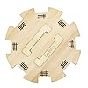 Wooden Hub for Mexican Train Dominoes with Felted Bottom - Exqline ...