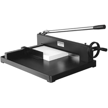 Amazon.com : QCM 1700E Desktop Stack Paper Cutter : Stack Paper ...