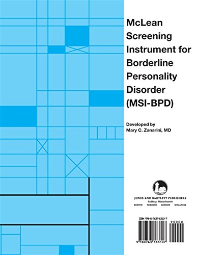 McLean Screening Instrument for Borderline Personality Disorder (MSI ...