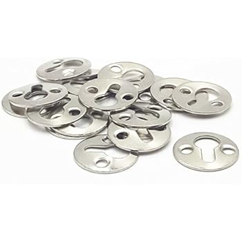 25mm Dia Metal Round Type Keyhole Shelf Brackets Hangers for Picture ...