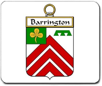 Amazon.com : Barrington Family Crest Coat of Arms Mouse Pad : Office ...
