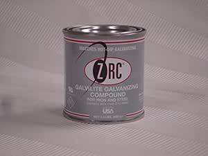Amazon.com: ZRC Galvilite Galvanizing Compound 95% Zinc 1/2 pint ...