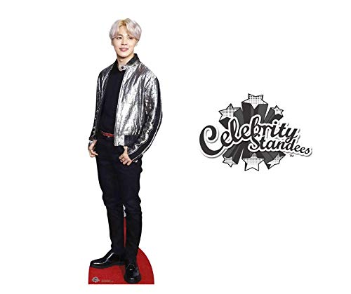 Home & Kitchen Jimin Silver Jacket Bts Bangtan Boys Lifesize Cardboard ...