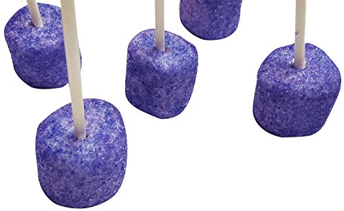 Marshmallow Cake Pops - Purple 50 Count Marshmallows with 50 Lollipop ...