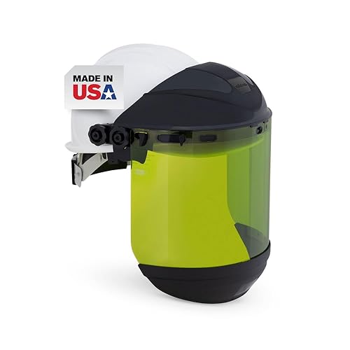 Sellstrom Full Face Shield Mask with Hard Hat - Arc Flash Rated ...