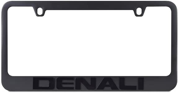 Amazon.com: DENALI Stealth Blackout License Plate Frame: Automotive