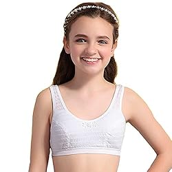 Wofee Puberty Growing Young Girls Soft Touch Jacquard Training Bra ...