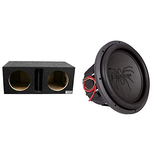 Bbox E10DV Dual 10" Vented Divided Chamber Carpeted Subwoofer Enclosure ...