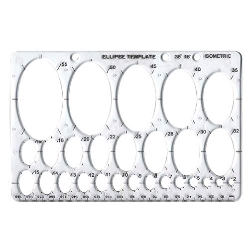 Ellipse Template Stencil – BigaMart