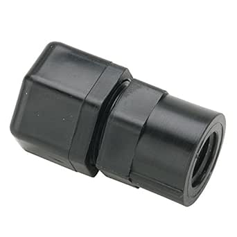 Parker P10FC8 Plastic Fitting, Fast-Tite, Tube to Female Pipe, Black ...