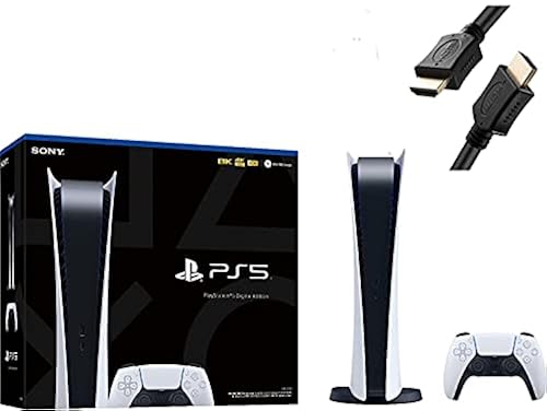 PS5 - Sony Playstation 5 Digital Edition Gaming Console + Wireless ...