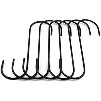 Amazon.com: Extra Large Shaped Hook Heavy-Duty S Hooks - 12 Inch Metal ...