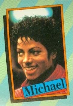 Michael Jackson trading Card (MJJ Pruductions) 1984 Topps #58 at Amazon ...