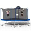 Viicaa Outdoor Trampoline for Kids and Adults - 16 FT Trampoline with ...