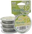 Amazon.com: Beadsmith Flex-rite 49 Strand Beading Wire - Metallic Satin ...