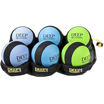 Amazon.com: 6 Deep Tissue Massage Ball Set for Myofascial Release, Yoga ...