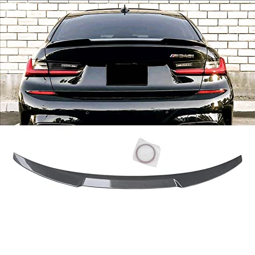 NINTE Carbon Fiber Coating Rear Spoiler Fit for 2019-2023 BMW 3-Series ...