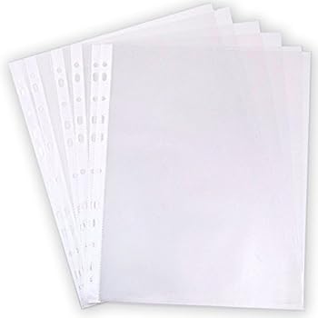 Amazon.com : JAM Paper Plastic Sleeves - 9" x 11 1/2" - Clear - 12/pack ...
