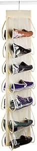 Amazon.com: Hanging Shoe Organizer - 14 Pockets - The Clear Pockets ...