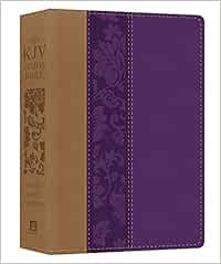 The KJV Study Bible - Large Print [Violet Floret]: Hudson, Christopher ...