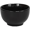 Amazon.com | Home Basics Ceramic Cereal Bowl, 5.5", Black: Cereal Bowls