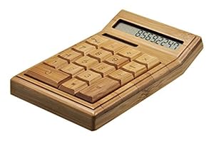 Artis Large Chunky Handmade Crafted Bamboo Wooden Calculator: Amazon.co ...