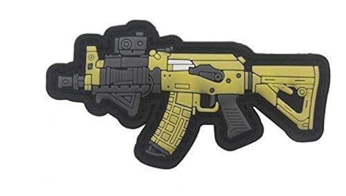 Gun Assault PIistol Rifle Sniper Airsoft PVC Military Tactical Morale Patch Badges Emblem ...