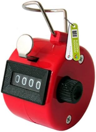 Pentagon – Red Hand Tally Counter Clicker – Pack of 10 – BigaMart
