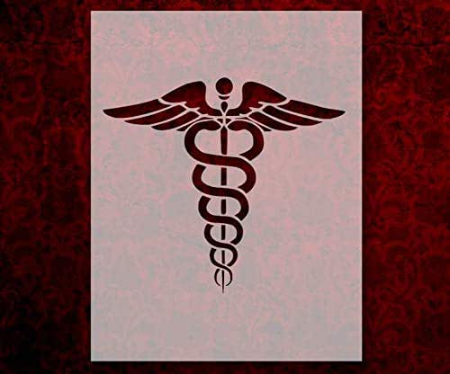 Amazon.com: Paramedic Medical EMS Nursing Symbol Sign Stencil Template ...