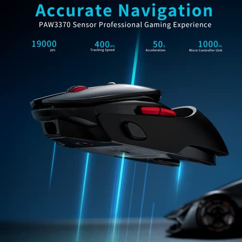 Rapoo VT960S High Performance Wireless Gaming Mouse PAW3370 Sensor ...