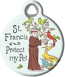 Amazon.com : Dog Tag Art Religious Custom Pet ID Tag for Dogs and Cats ...