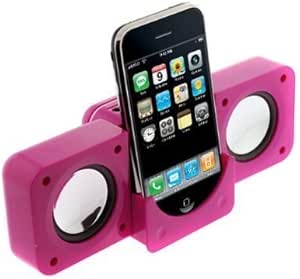 Amazon.com: New Hot pink Portable Foldable Speakers for Mp3 Players ...