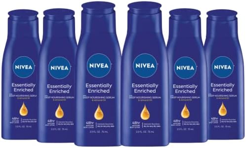 NIVEA Essentially Enriched Body Lotion - 48 Hour Moisture For Dry to ...
