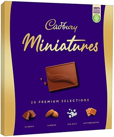 Cadbury Miniatures Chocolate Gifting Box - 20pcs (200g) price in Saudi ...