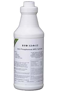 Amazon.com : Natural Liquid Fertilizer 12-0-12 NPK Quart : Garden & Outdoor