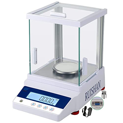 RUISHAN 300g x 1mg Lab Analytical Balance Scale | 0.001g High Accuracy ...