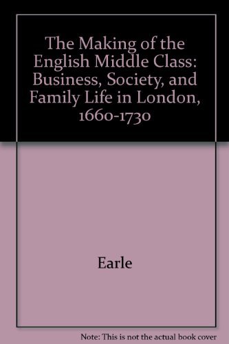 Amazon.com: The Making of the English Middle Class: Business, Society ...