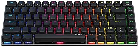 Ajazz AK33 Mechanical keyboard 82 Keys USB Wired Gaming Keyboard with Backligh for Tablet ...