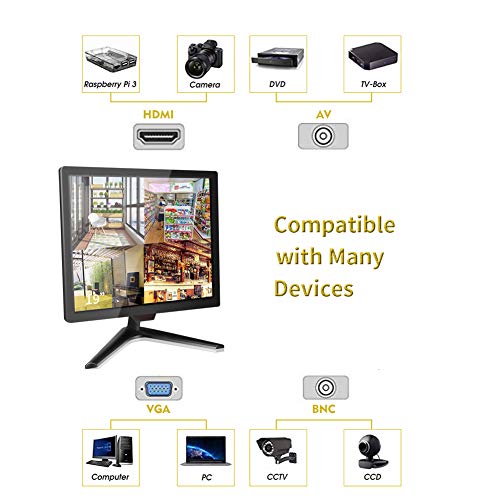 17 inch Security Monitor, Cocar Security Monitor Screen, LCD CCTV ...